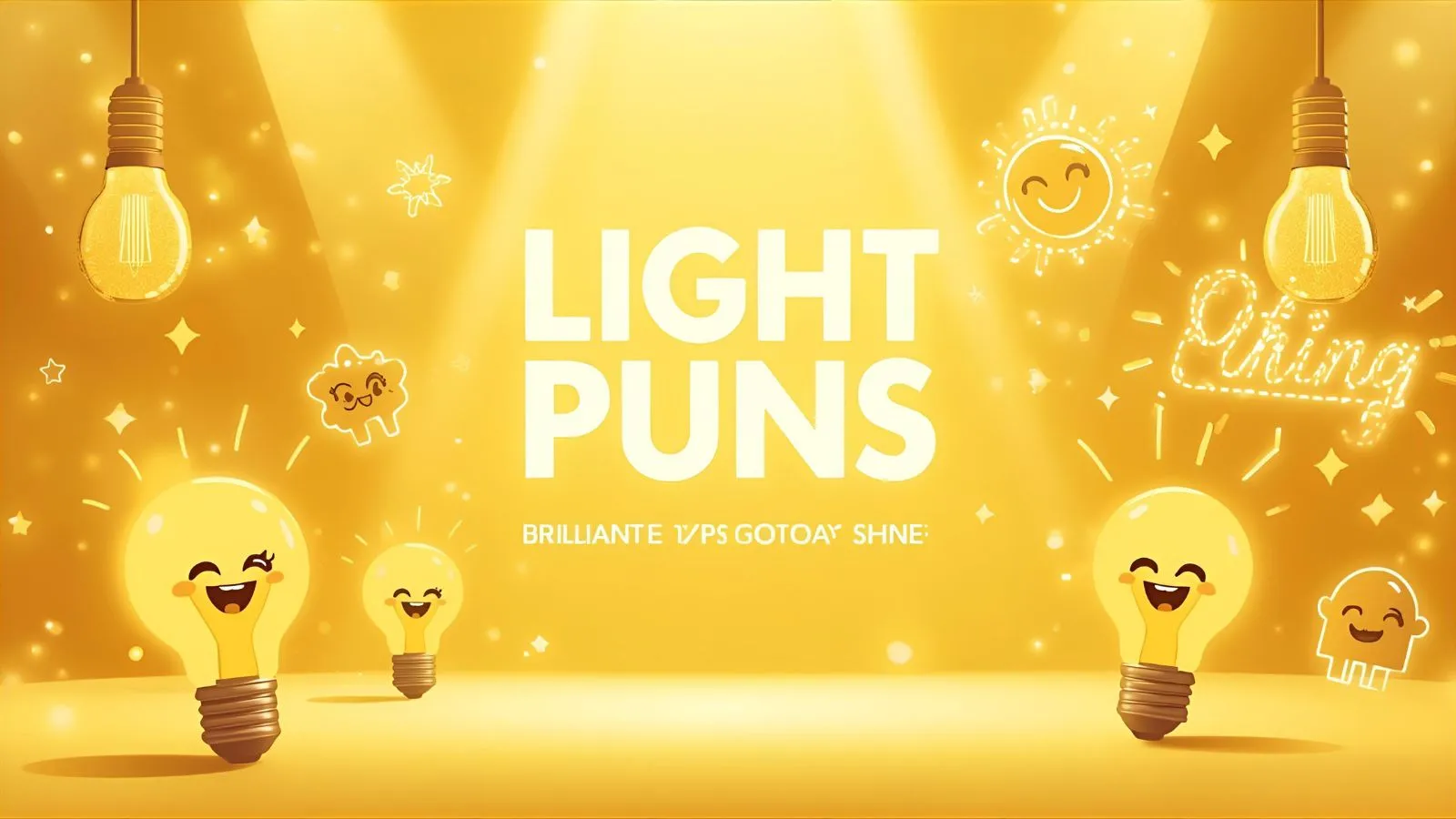 Light Puns: Brilliant Light Puns That Shine!”